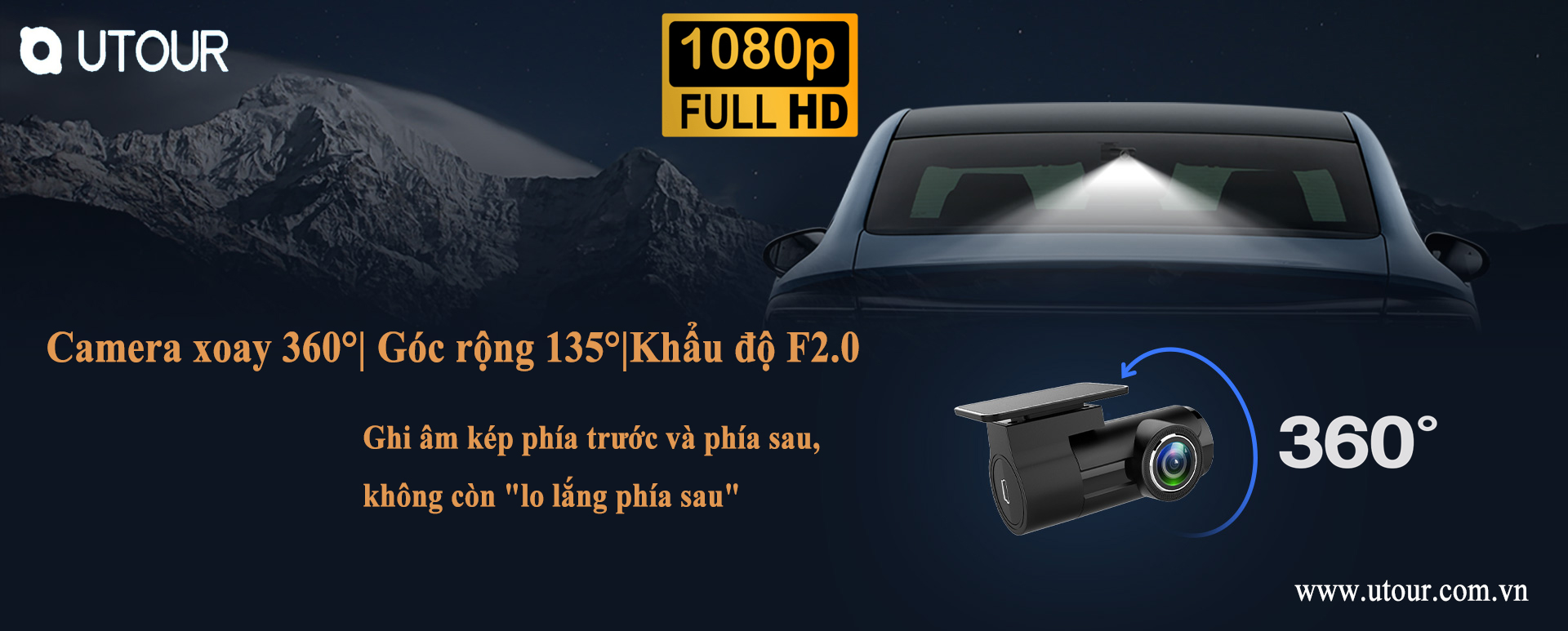 UTOUR H300, CAMERA SAU GIÀNH CHO C2L PRO VÀ C2M PRO